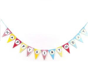 Triangle Happy Birthday Banner Bunting 3 Meters | Sin Tat Toys