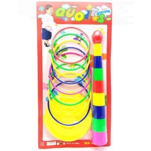 Colorful Rainbow Throwing Quoits | Sin Tat Toys